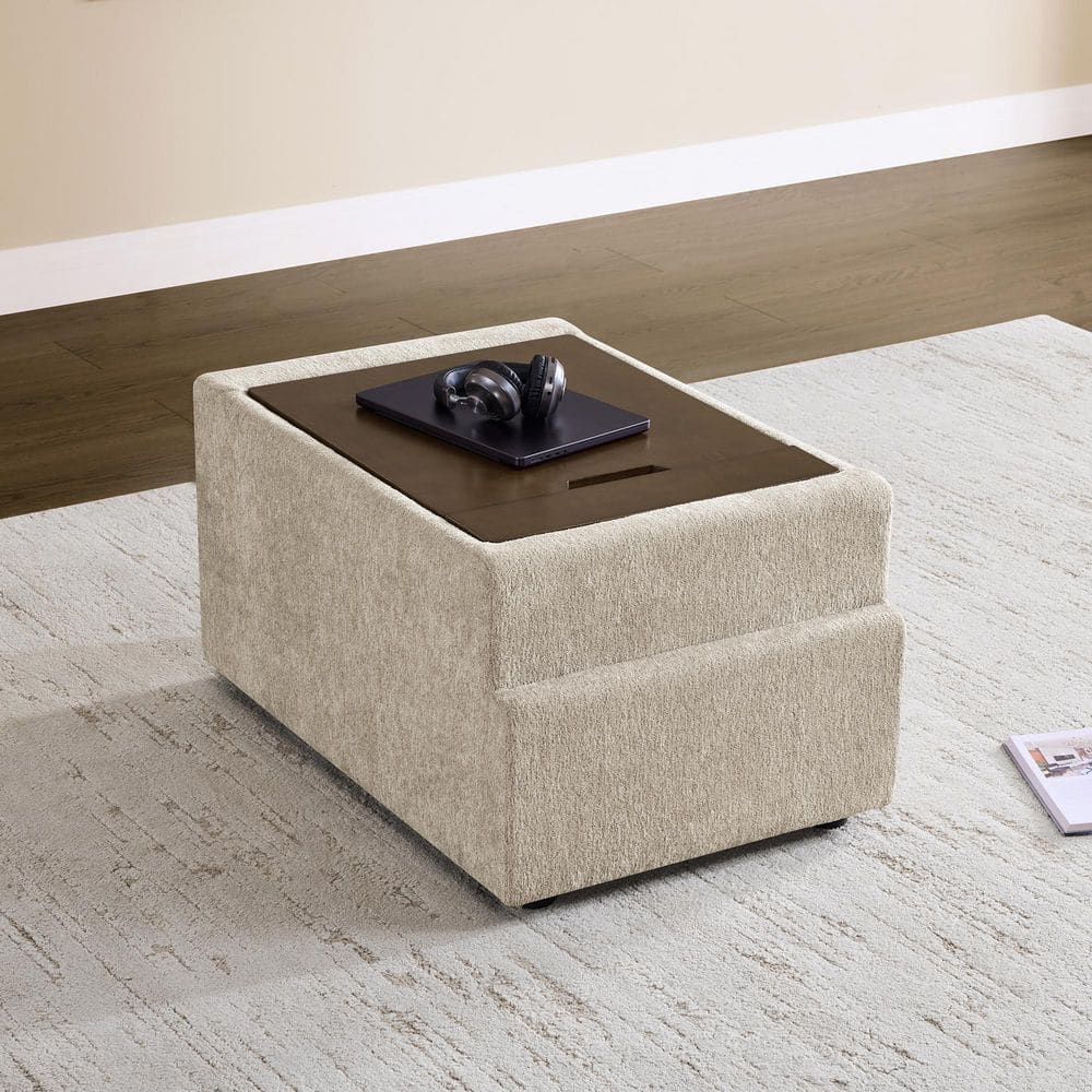 Spruce & Spring Wells 22.4 in. Fabric Modern Versatile Console for ...