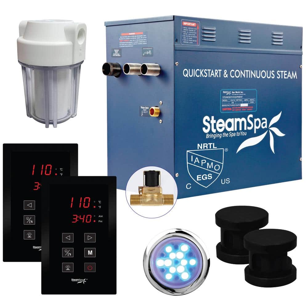 SteamSpa Royal Series 10.5kW Steam Bath Generator with Continuous Steam ...