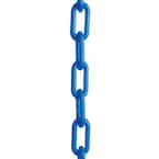 Mr. Chain 2 in. (#8 in. to 51 mm) x 125 ft. Reel Sky Blue Plastic Chain ...
