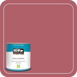 BEHR ULTRA 1 gal. #130D-5 Rhubarb Extra Durable Satin Enamel Interior ...