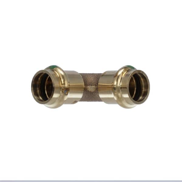 Viega ProPress 3/4 in. Press x 1/8 in. FPT Zero-Lead Bronze Vent Elbow (2-Pack) 79635 - The Home ...