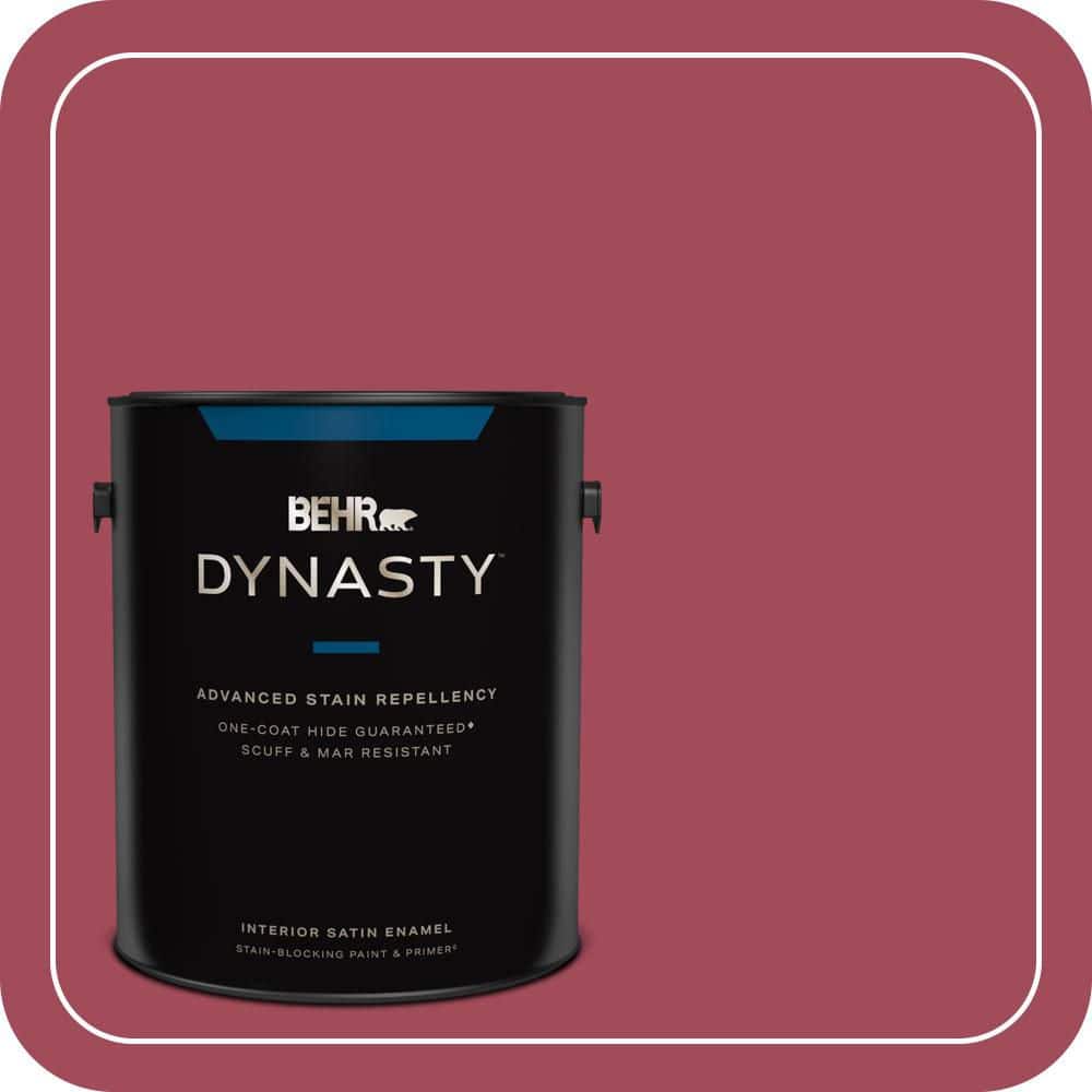 BEHR DYNASTY 1 gal. #130D-6 Sweet Spiceberry Satin Enamel Interior ...