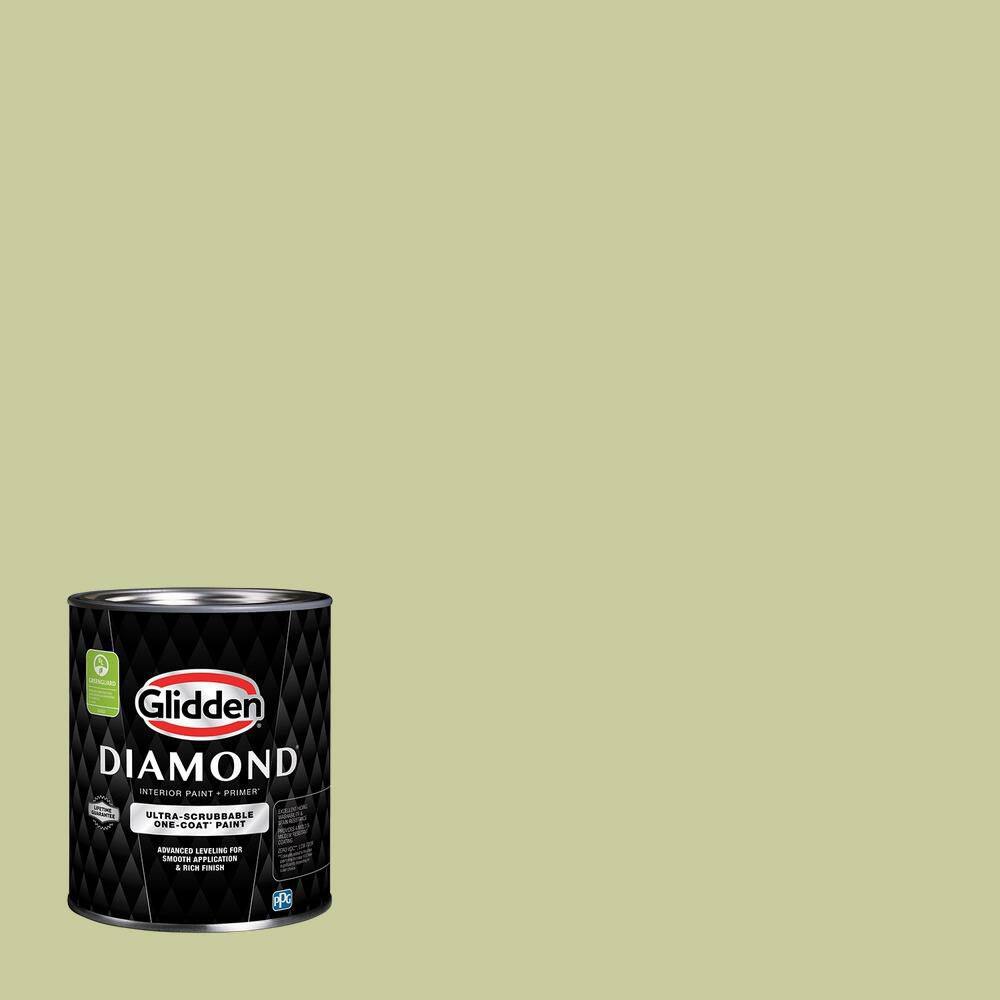 Glidden Diamond 1 qt. PPG1119-4 Dancing Kite Semi-Gloss Interior Paint ...