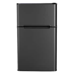 Frigidaire 3.2 Cu. Ft. Sleek Mini Refrigerator in Stainless Steel with ...