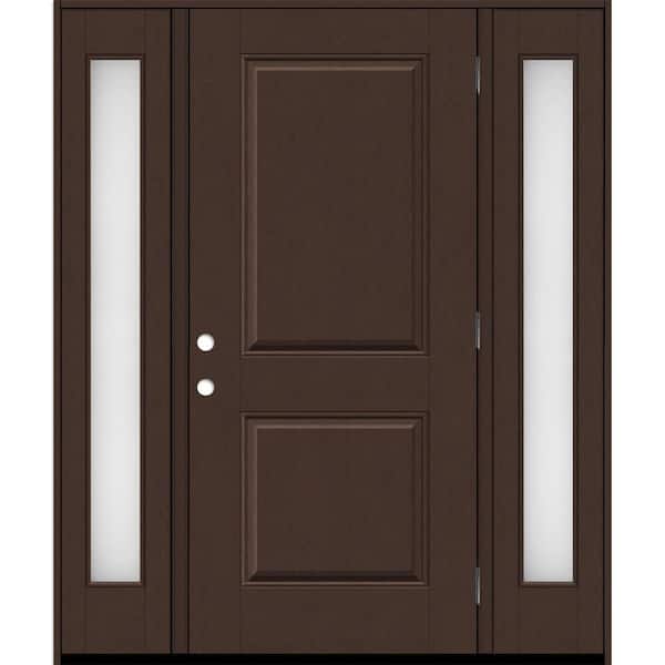 Steves & Sons Regency 64 in. x 80 in. 2P Squaretop LHOS Chestnut Stain ...