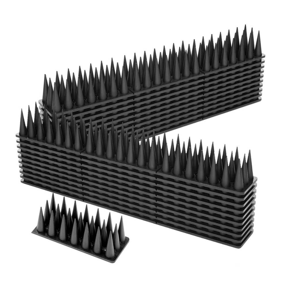 OGETFUUR Black Bird Spikes, Animal Deterrent Spikes for Bird, Squirrel ...