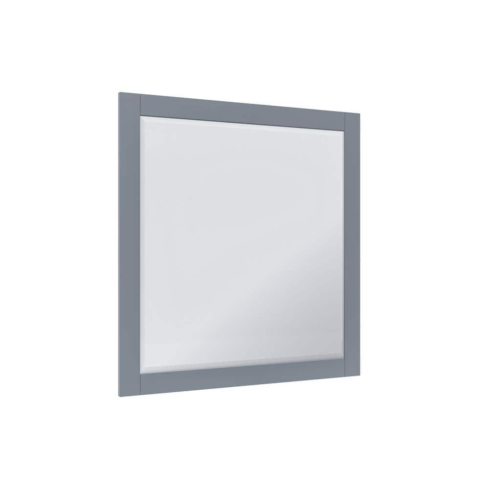 HOMEVY STUDIO Galsaky 34 in. W x 32 in. H Rectangular Framed Surface ...