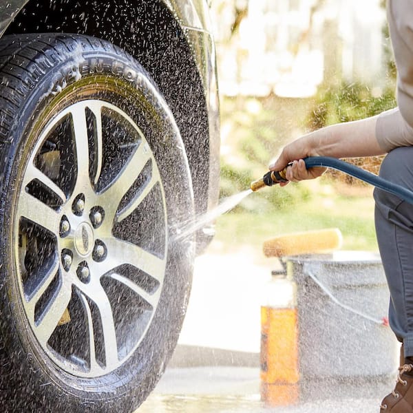 Anvil 5 in. Heavy-Duty Adjustable Brass Hose Spray Nozzle 28162 - The ...