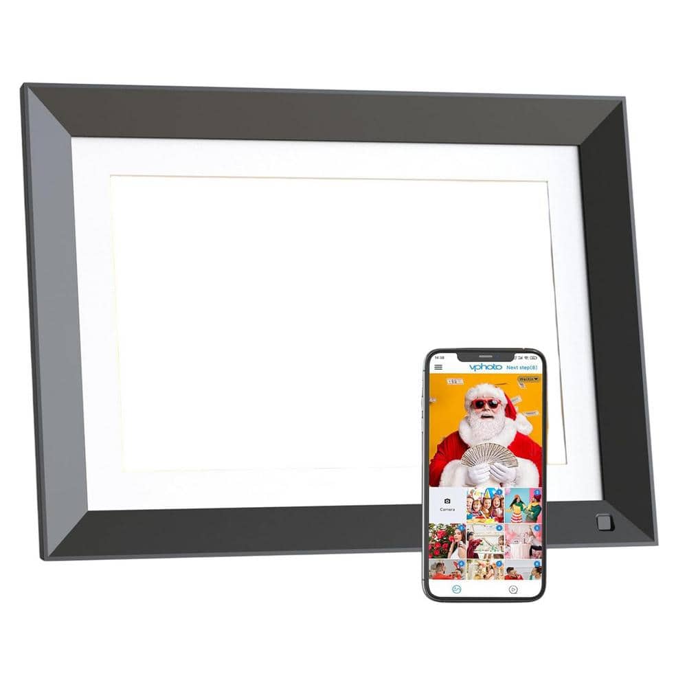 Lukyamzn 10.1 in. WiFi Digital Picture Frames with IPS Touch Screen ...