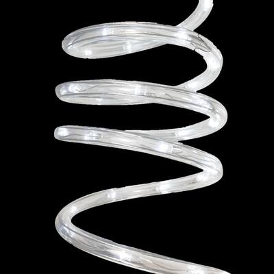Brite Star 12 ft. 50-Light White LED Flat Rope Light 37-288-00