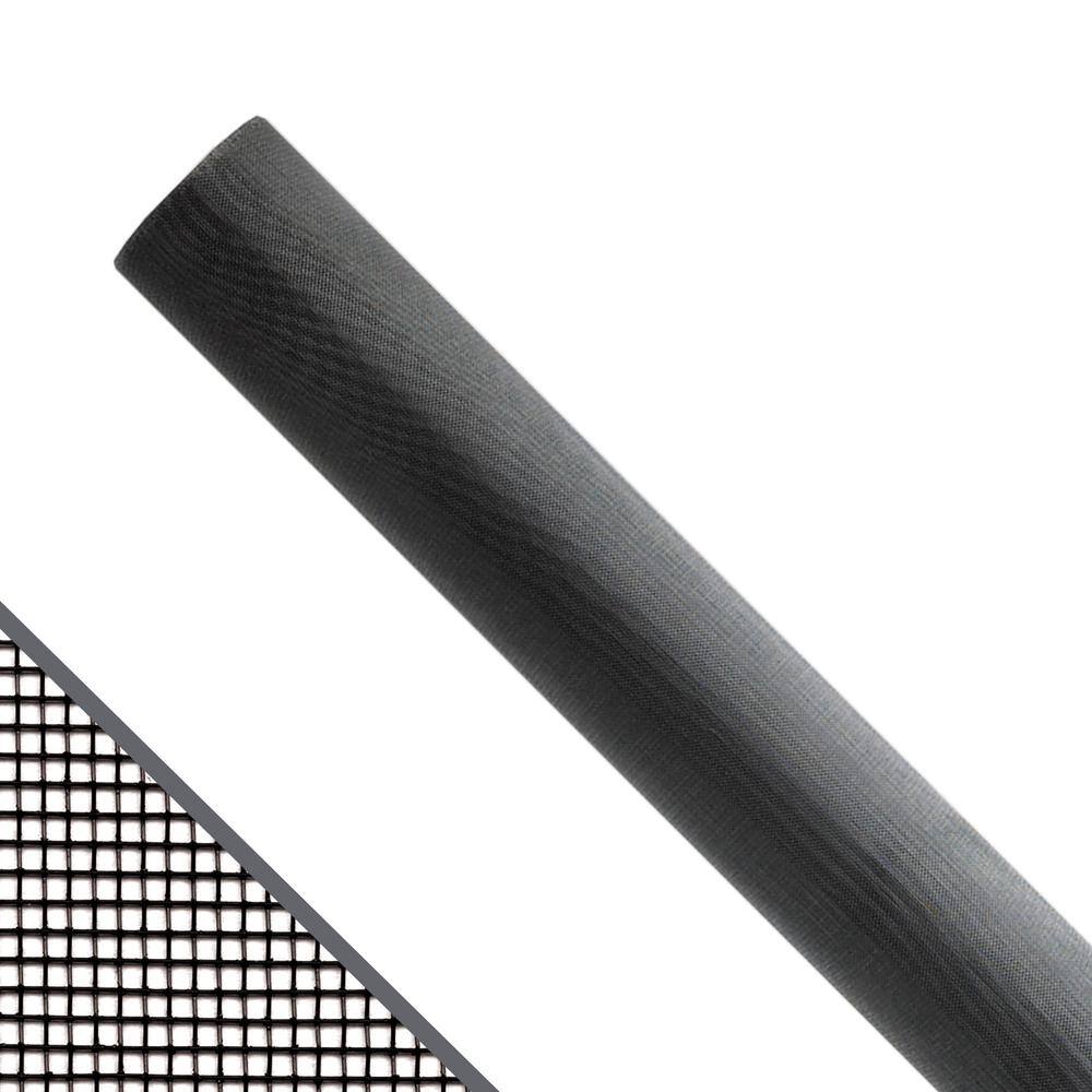 Saint-Gobain ADFORS 28 in. x 100 ft. Black Aluminum Screen Roll for ...