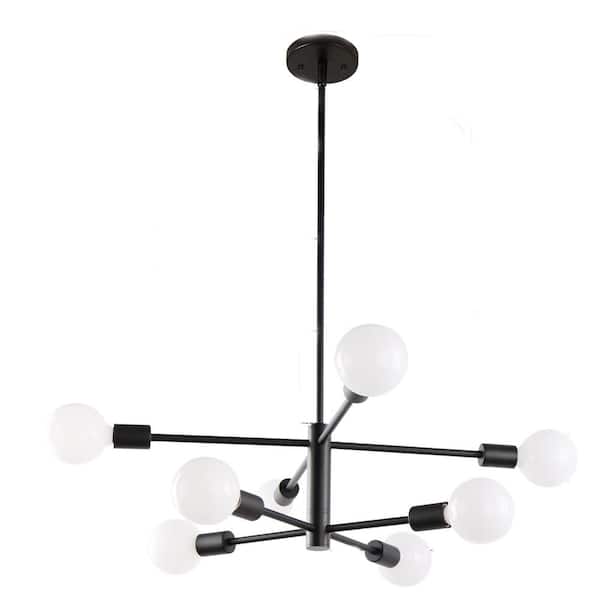 Sunpez 25.5 in. 8-Light Chandelier Modern Sputnik Sphere Light Fixture ...