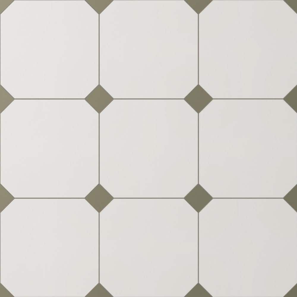 Merola Tile Vaudeville Octagon Nacar with Taco Oliva 8 in. x 8 in ...