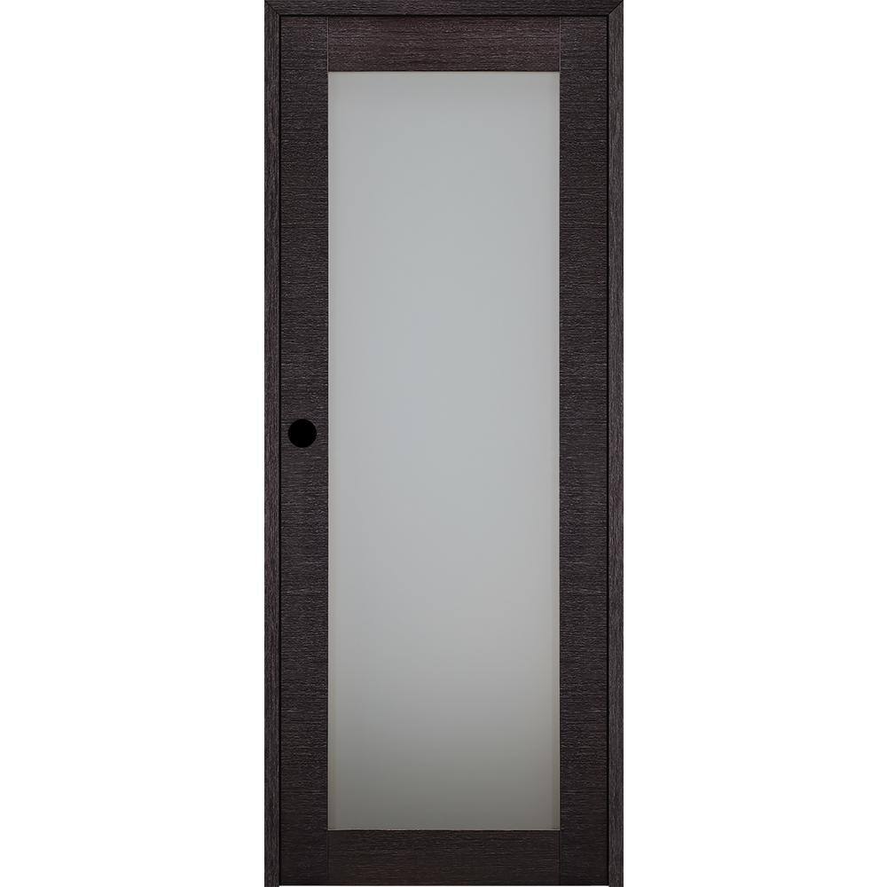 Belldinni Avanti 207 30 in. x 80 in. Left-Hand Frosted Glass Solid ...