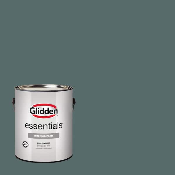 Glidden Essentials 1 gal. PPG1145-6 Juniper Berry Flat Interior Paint ...