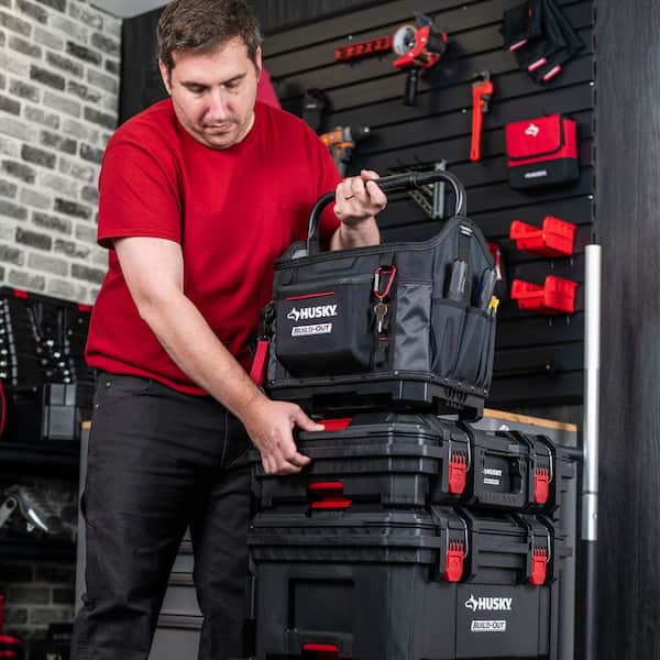 Husky Husky Build-Out 14 in. Tool Tote HD72014-TH - The Home Depot