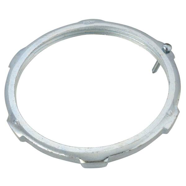 RACO Rigid/IMC 4 in. Bonding Locknut (5-Pack) 1256 - The Home Depot