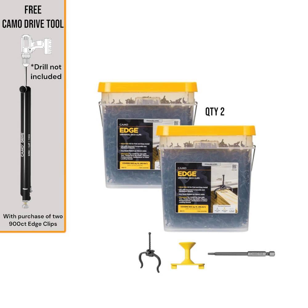 CAMO Edge Clip and Drive Decking Tool Stainless Steel Hidden Deck ...
