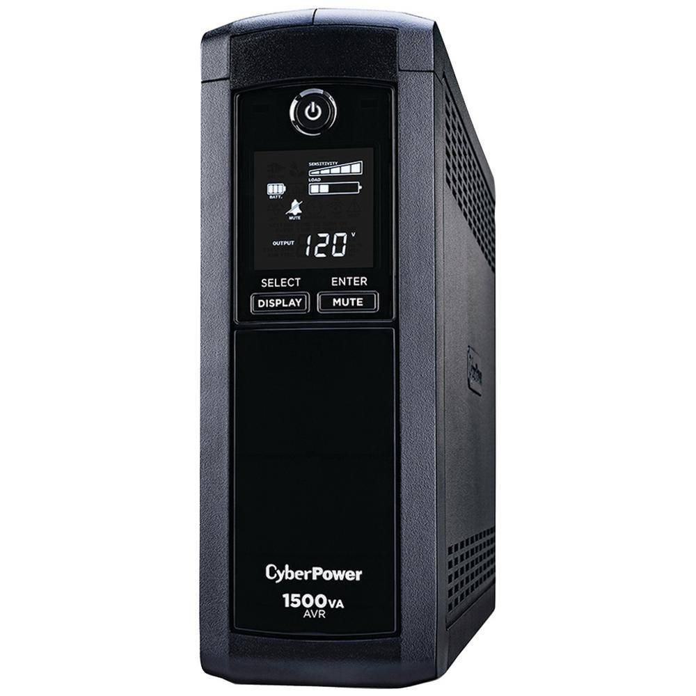 CyberPower 12-Outlet Intelligent LCD Ups System CP1500AVRLCD - The Home ...