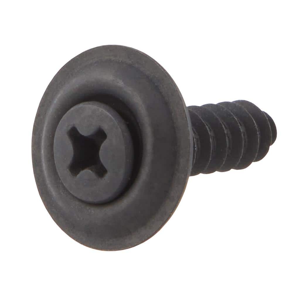 Everbilt 10x3/4 in. Black Oval Head Phillips Drive Sheet Metal Screw 2 ...