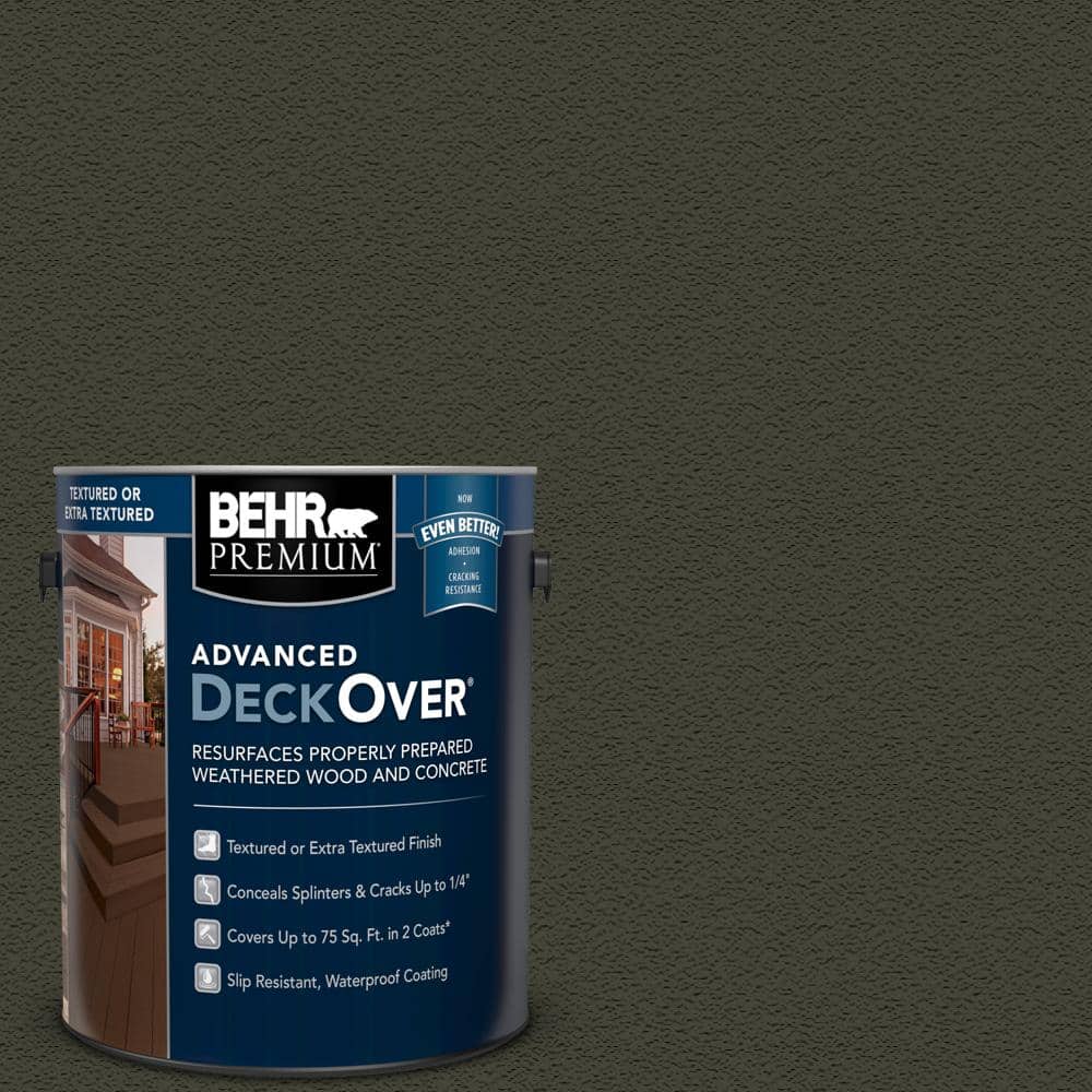 BEHR Premium Advanced DeckOver 1 gal. #SC-108 Forest Textured Solid ...