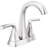 Delta Pierce 4 in. Centerset Double Handle Bathroom Faucet in Chrome ...