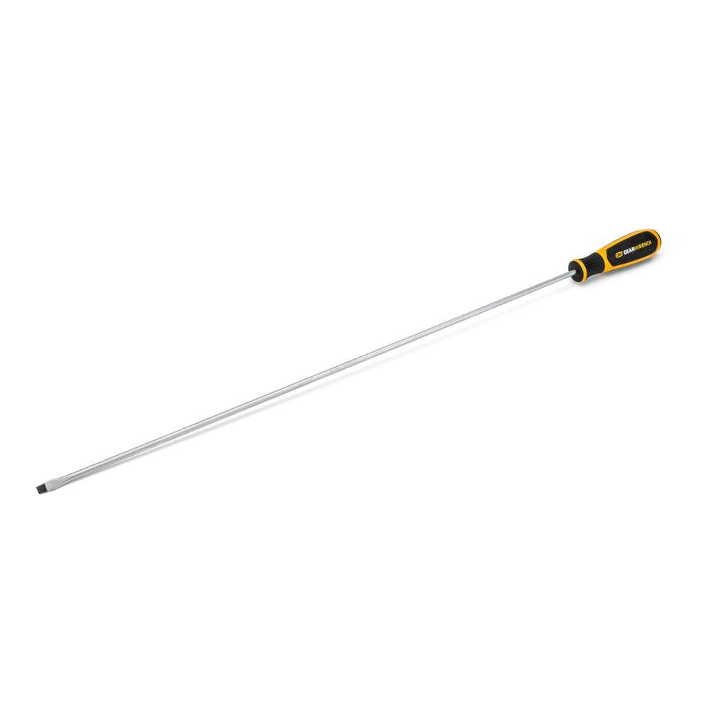GEARWRENCH 1/4 in. x 24 in. Slotted Dual Material Screwdriver 80076H ...