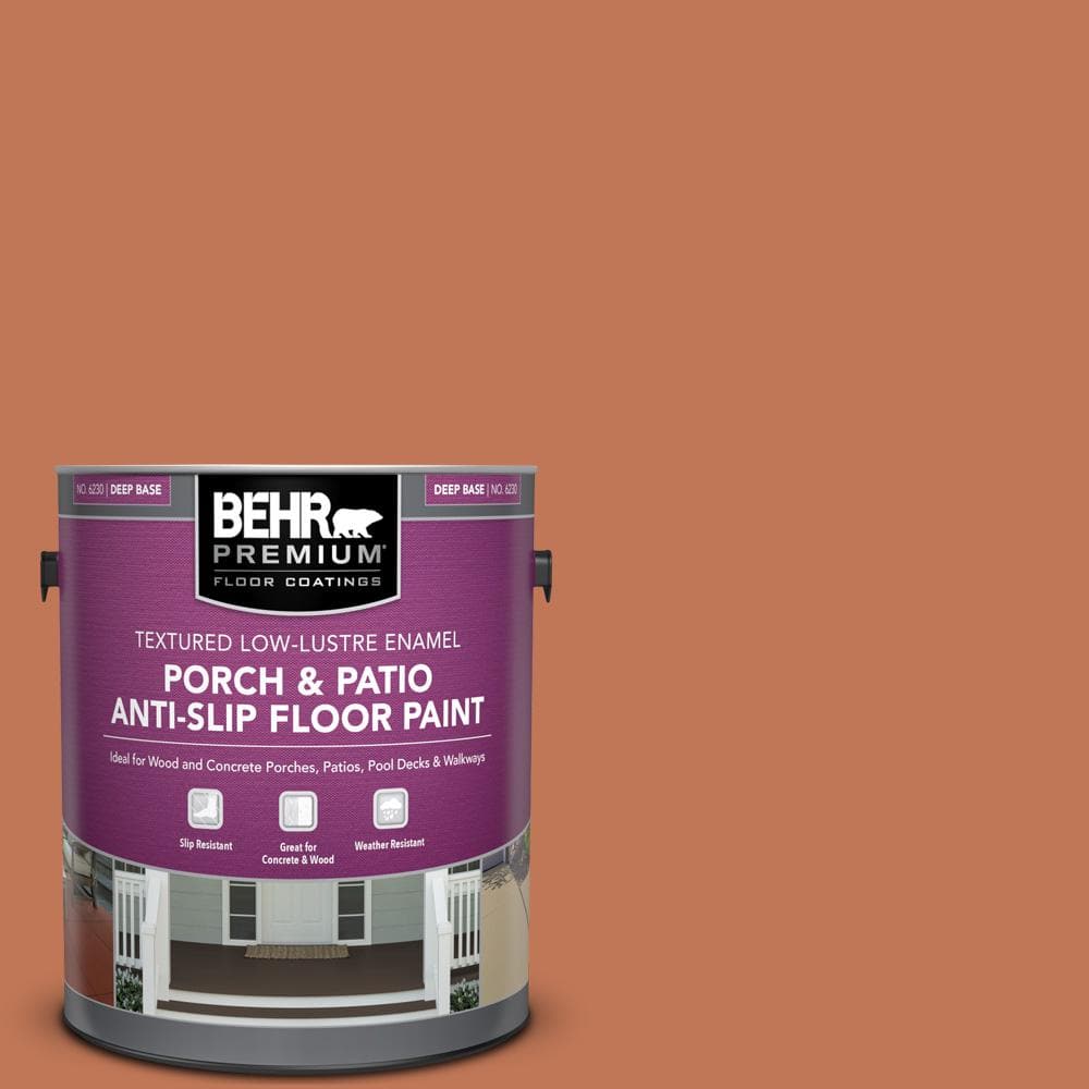 BEHR PREMIUM 1 gal. #PPU3-01 Moroccan Sky Textured Low-Lustre Enamel ...