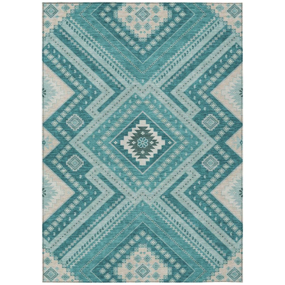 Addison Rugs Chantille Machine Washable Indoor/Outdoor Abstract ACN1010 ...