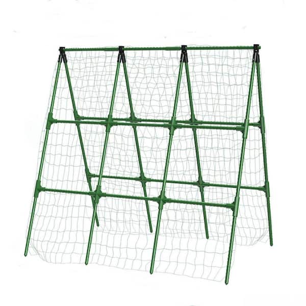 FAWEY TRED INC 51 x 53 in. Cucumber Trellis for Raised Bed, Foldable A ...