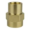 Everbilt 5/8 in. Female Flare x 1/2 in. FIP Brass Gas Fitting Adapter ...