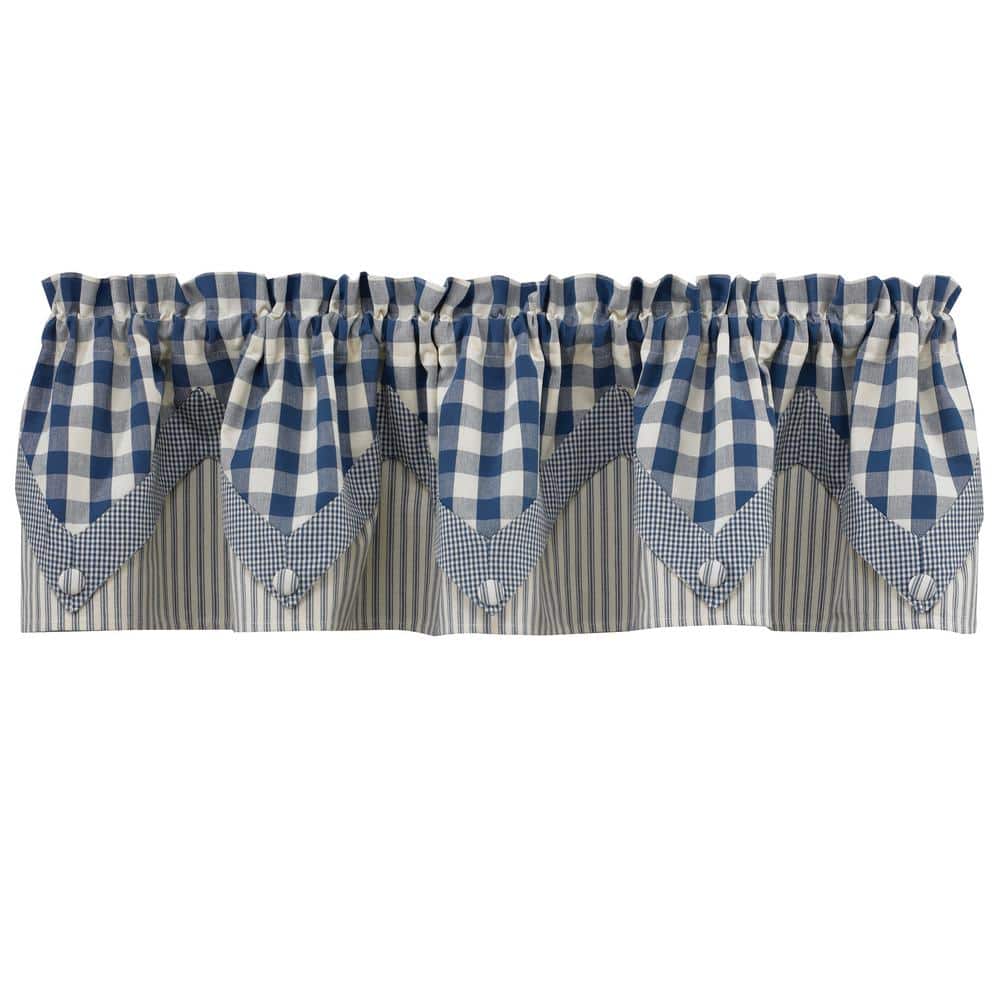 Park Designs York Point Blue Valance 405-472G - The Home Depot