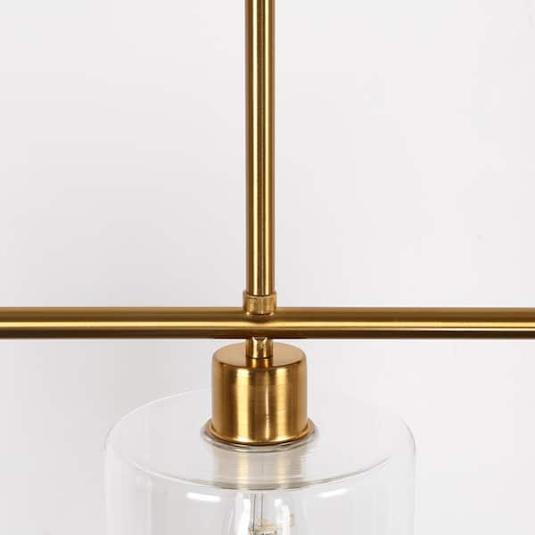 Modern Chandelier Pendant Lighting CRAFTRONOS 3-Pack Brass Pendant ...