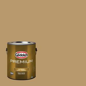 Glidden Essentials 1 gal. PPG1094-5 Golden Granola Satin Exterior Paint ...