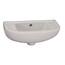 Barclay Products Compact Slim Line Wall-Mounted Bathroom Sink in White 4R-561WH - The Home Depot