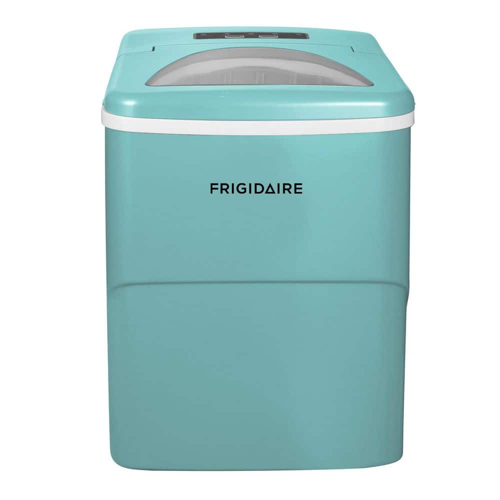 Frigidaire 10 in. wide 26 lbs. Freestanding Bullet Ice Maker in Blue ...