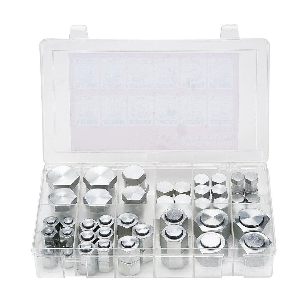 SKYSHALO ORFS Hydraulic Fittings Kit, 72 PCS, O Ring Face Seal, Hose ...