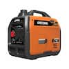 GENMAX 3300-Watt Recoil Start Gasoline Powered Inverter Generator with ...