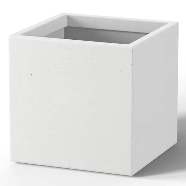 Sapcrete 12 in. Medium Crisp White(Enhanced Core) Concrete Square ...