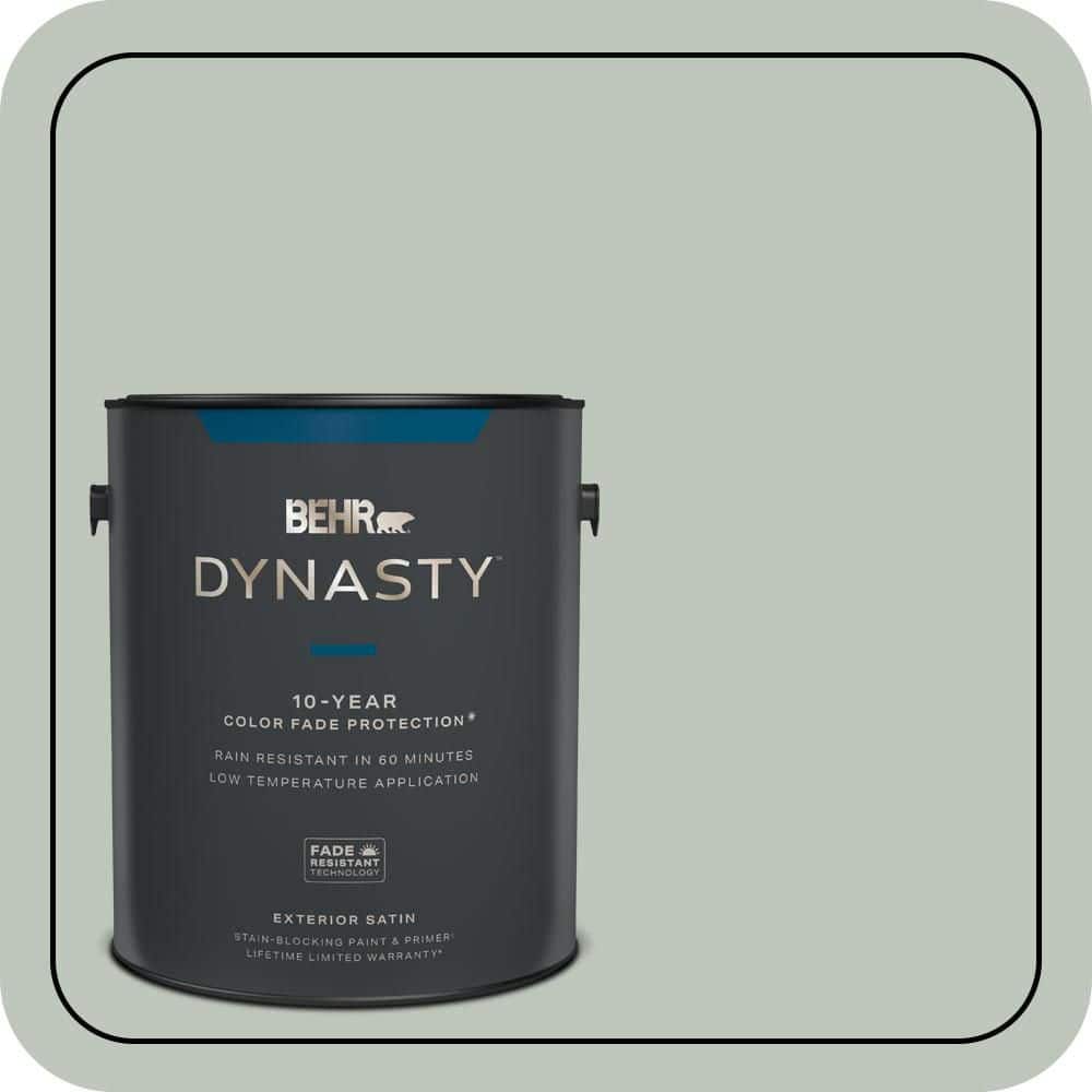 BEHR DYNASTY 1 gal. #700E-3 Contemplation Satin Enamel Exterior Stain ...
