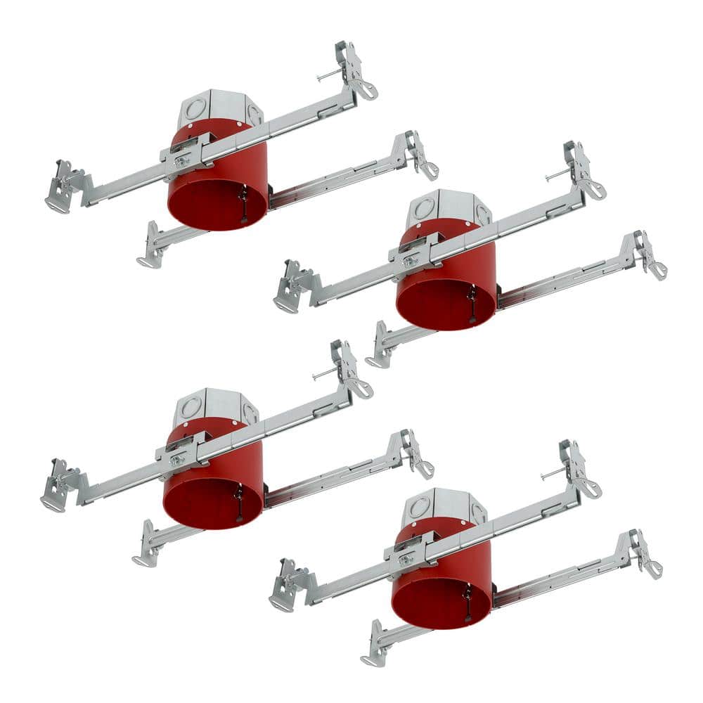 HALO 4 in. Jbox Fire Rated, IC Rated, New Construction, Recessed ...