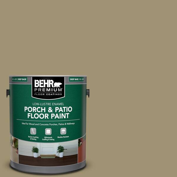 BEHR PREMIUM 1 gal. #380F-6 River Bank Low-Lustre Enamel Interior ...