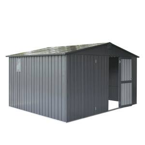 Boosicavelly 11 ft. W x 9 ft. D Metal Storage Shed with Double Door (99 ...