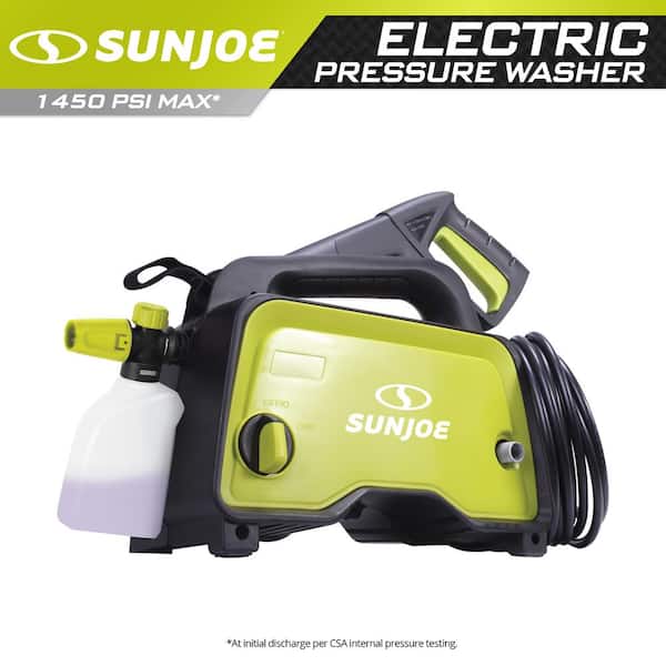 Sun Joe 1450 PSI 1.45 GPM Electric Hand-Carry Pressure Washer SPX202E