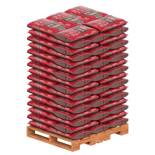 Reviews for Earthgro Red Mulch Pallet 120 cu. ft. Bulk Shredded Wood ...