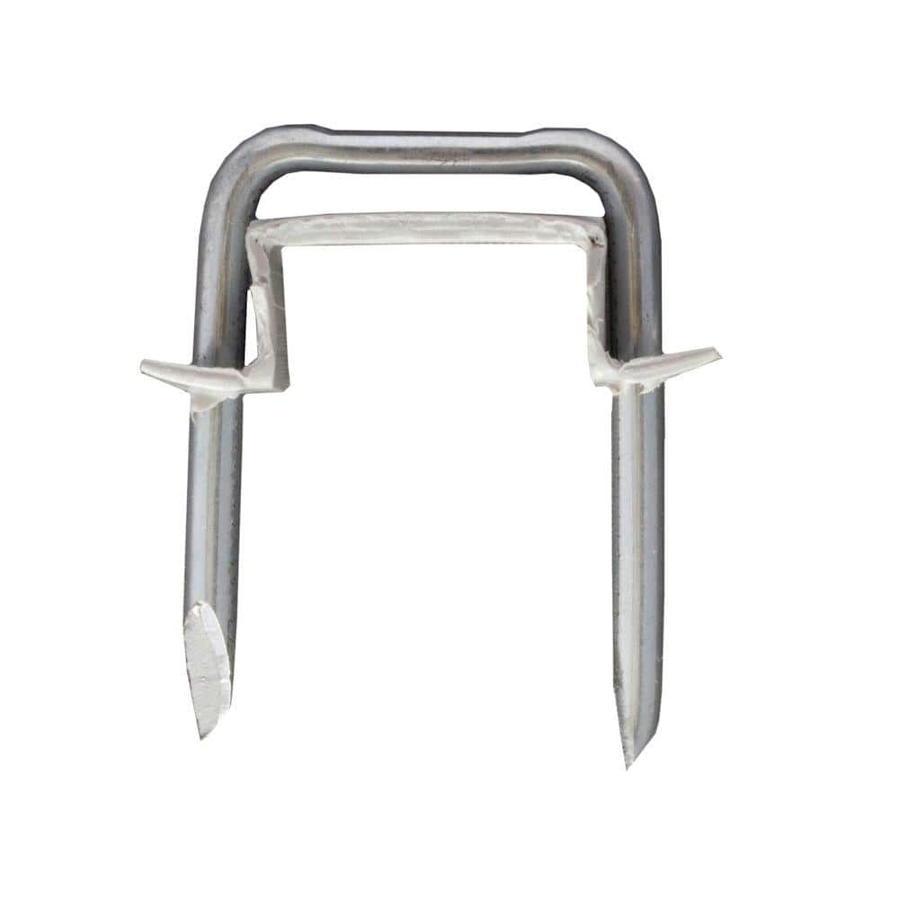 Briscon 1-3/8 in. x 13/16 in. Gray Plastic Insulated Staples for Cable ...