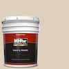 BEHR PREMIUM PLUS 5 gal. #OR-W07 Spanish Sand Flat Exterior Paint ...