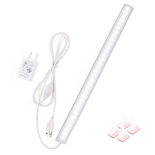 Lukyamzn White LED Under Cabinet Light Lamp with Memory Function, 12 ...