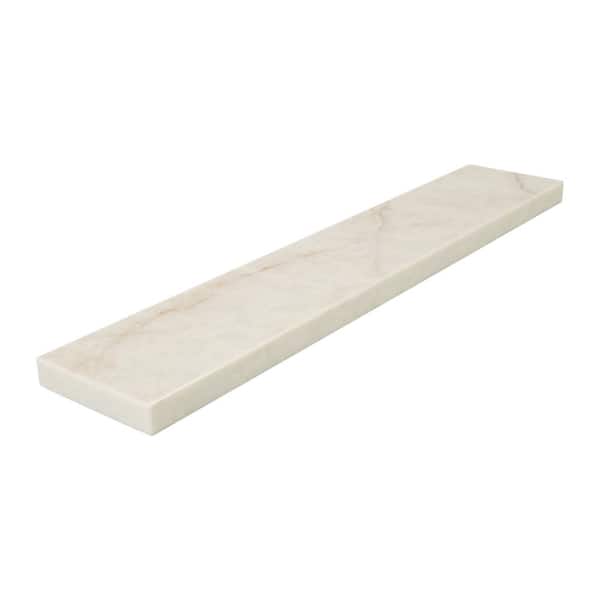 A&A Surfaces Crema Taj 21 in. x 4 in. Quartz Vanity Sidesplash in Beige ...