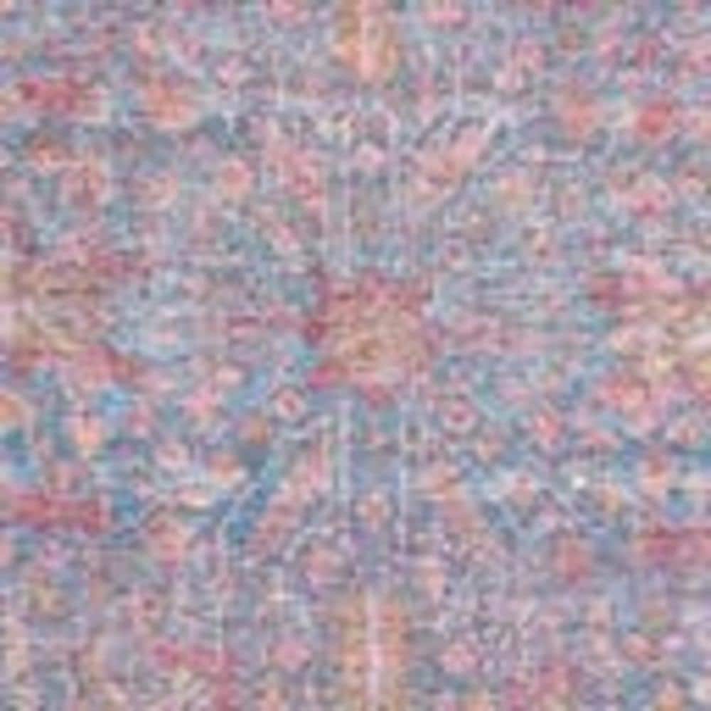 Unique Loom Mangata Morgan Antique Blue 2 ft. 7 in. x 13 ft. Runner ...